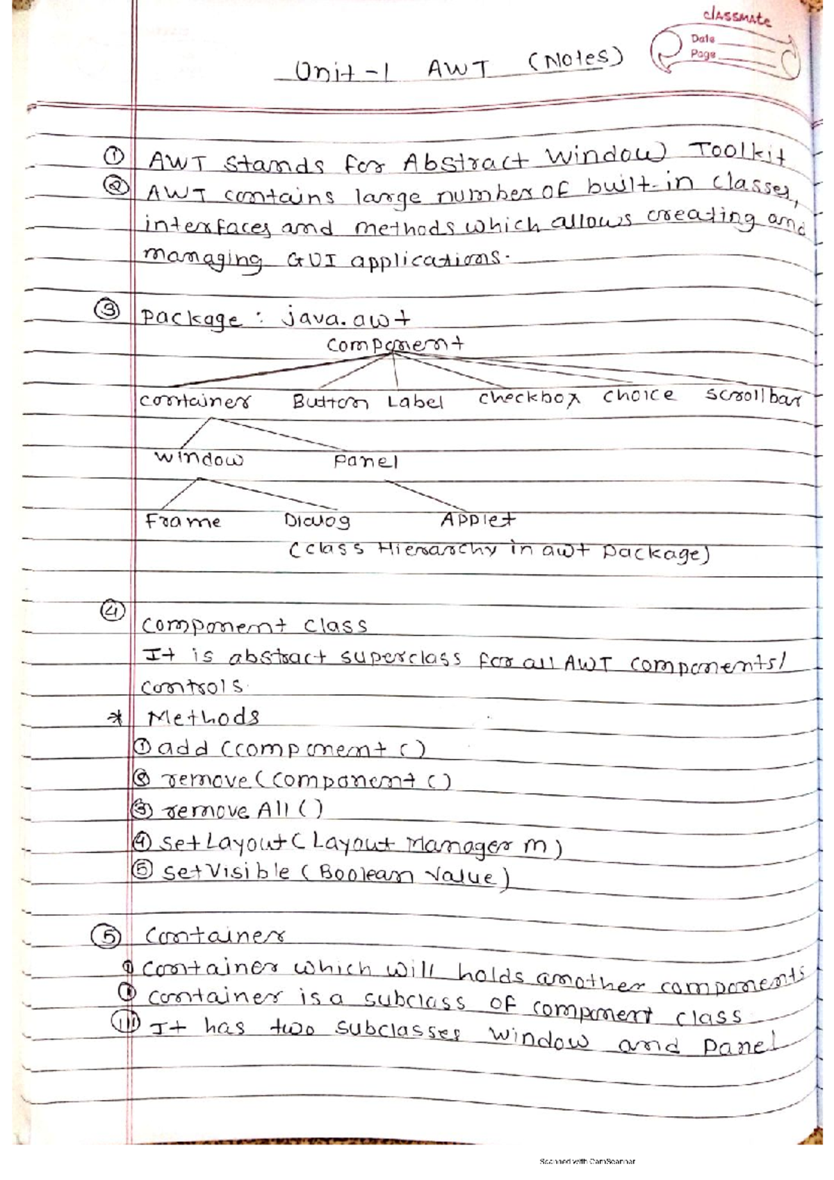 UNI-1 AWT AJP Notes - Logistics and Supply Chain Management - Studocu