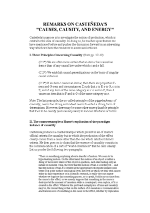 Notes on J.L. Mackie - NOTES ON CHAPTER 1 OF MACKIE'S THE CEMENT OF THE ...