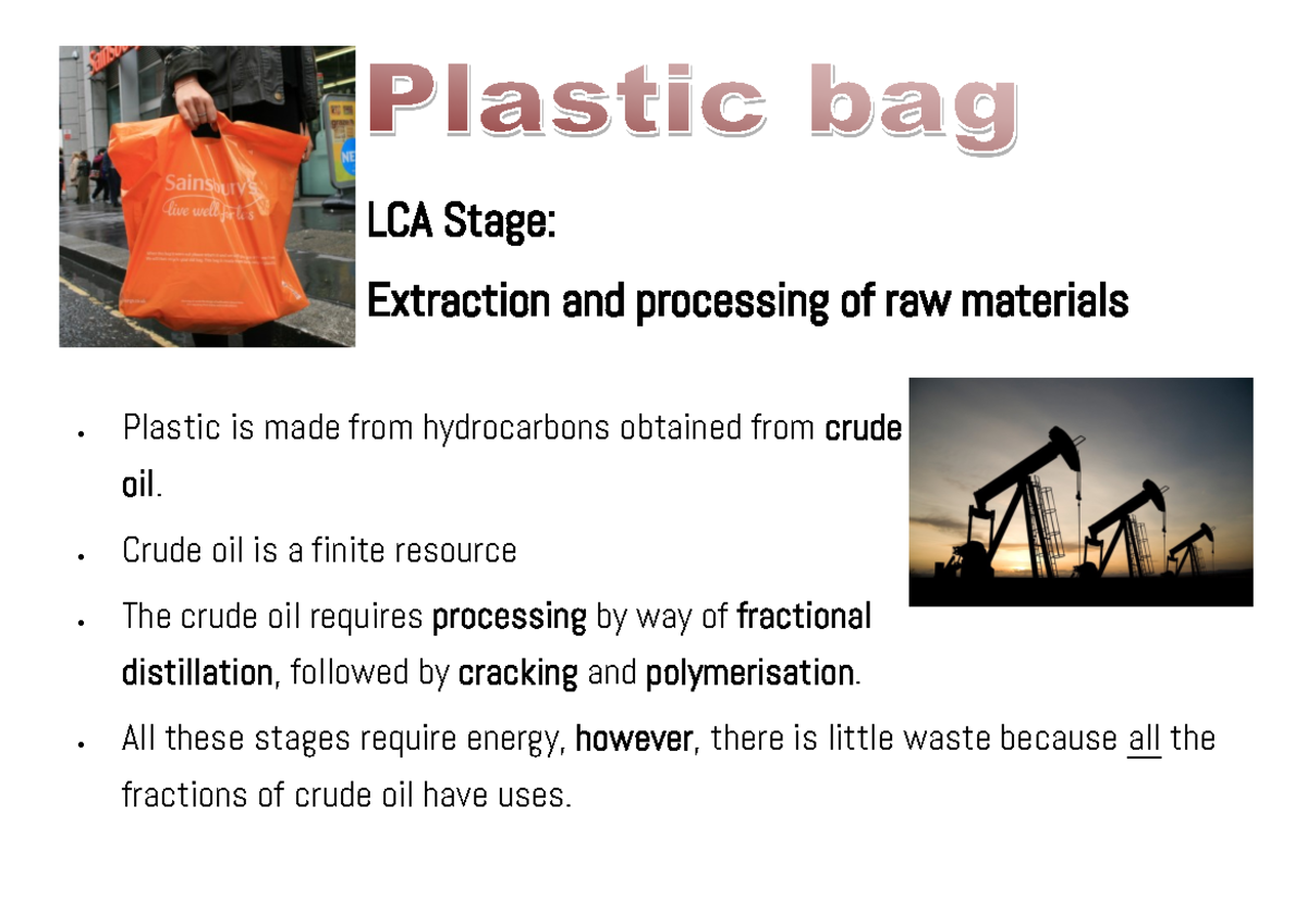 LCA-Plastic-vs - LCA is a comprehensive assessment that takes a product ...