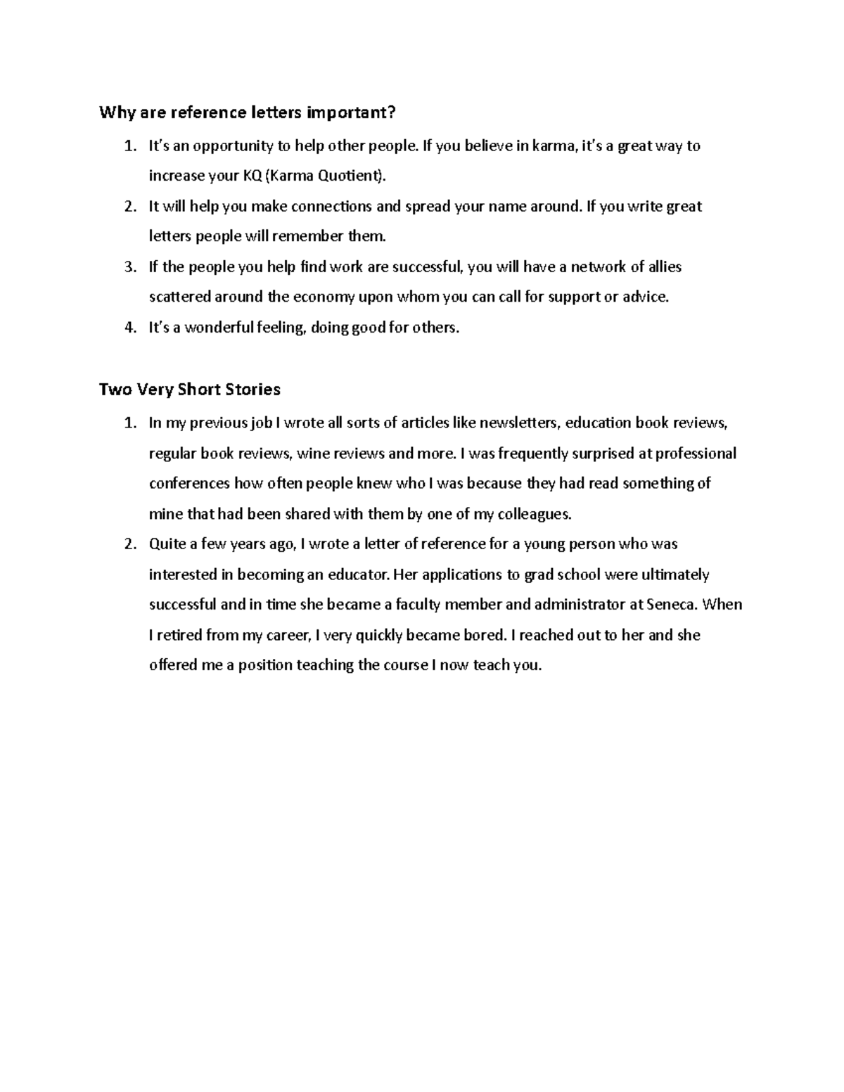 Why are reference letters important - Why are reference letters ...