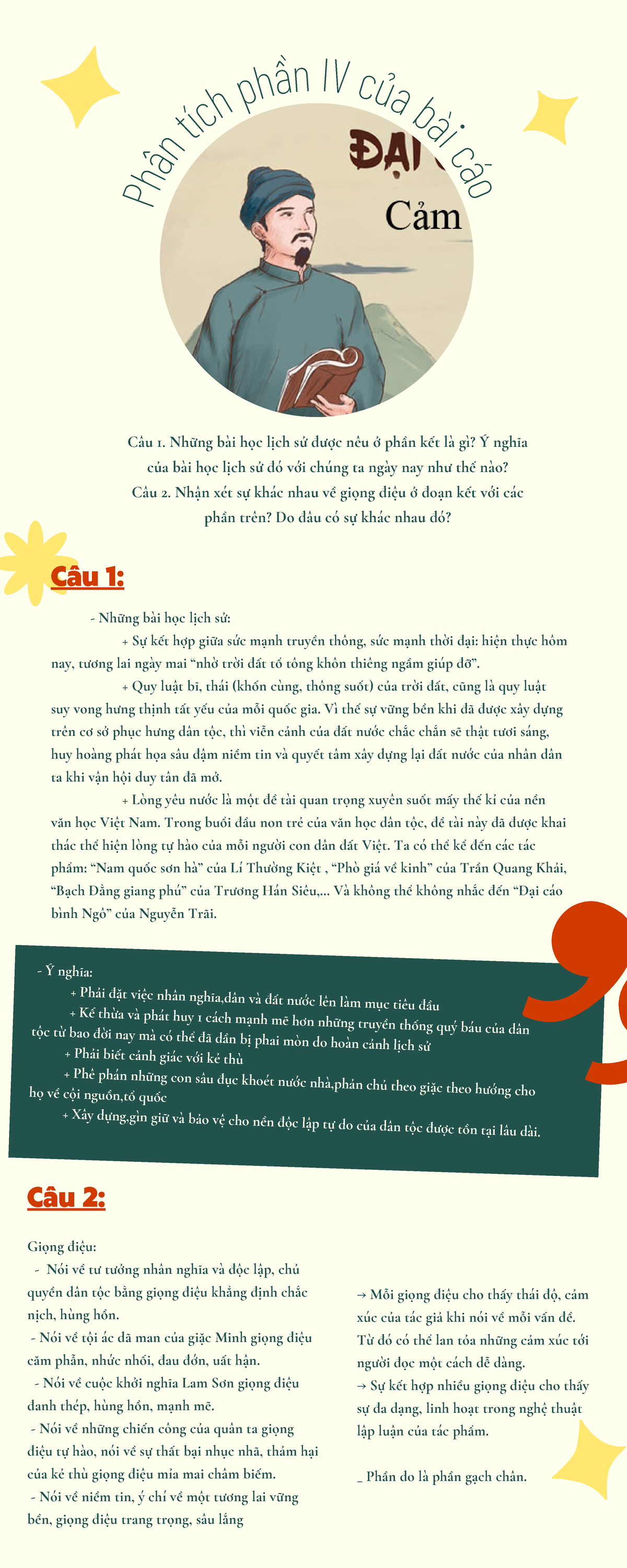 Chủ đề 4 Phân tích phần IV của bài cáo NHÓM 4 - P h â n t í c h p h ầ n IV c ủ a b à i c á o Câu ...