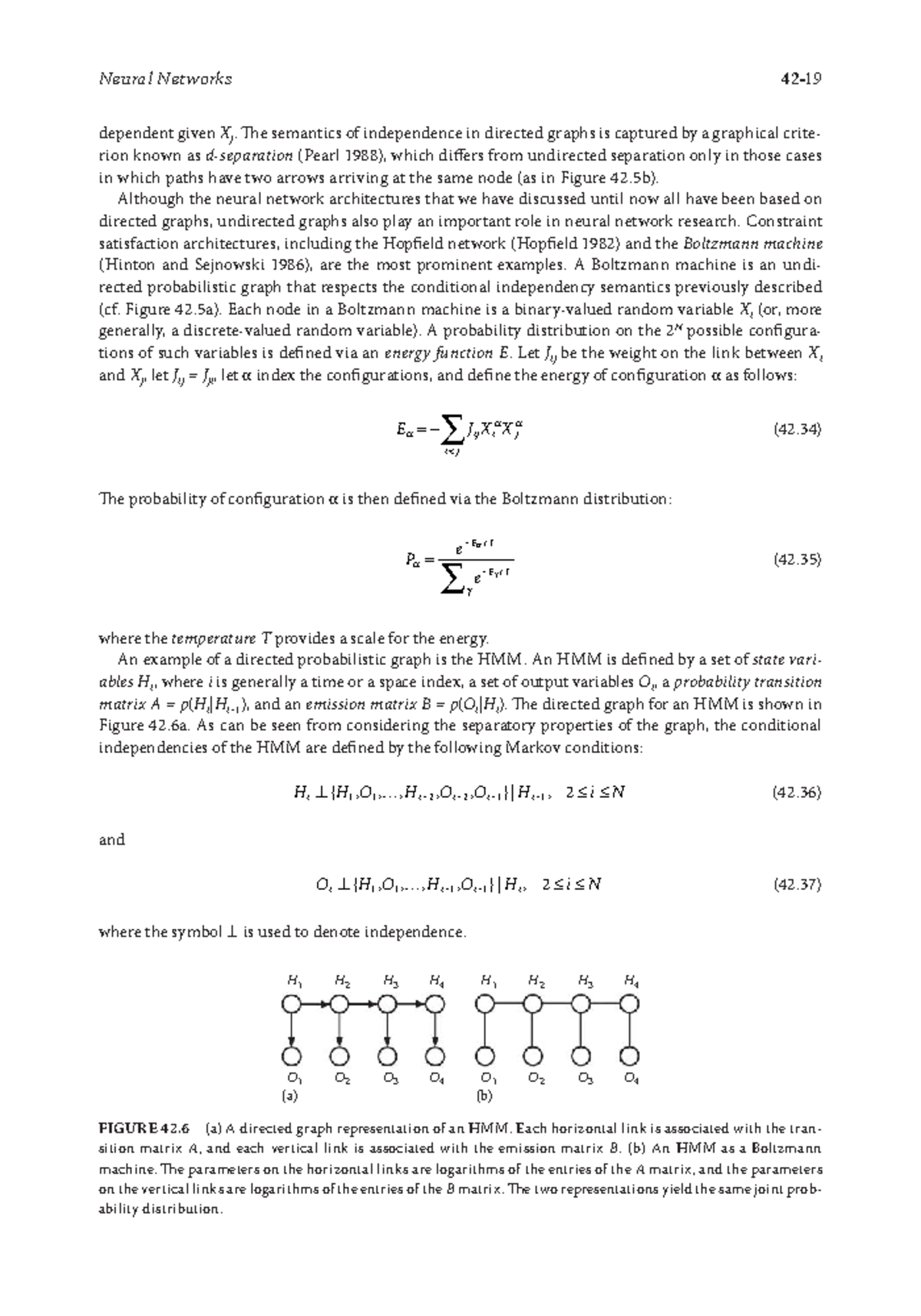 Computing handbook cse (44) - Neural Networks 42- 19 dependent given Xj ...