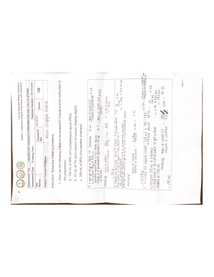 Worksheet 1 - Reagents-Preparation-and-Calculations - Page | 1 Cell and ...