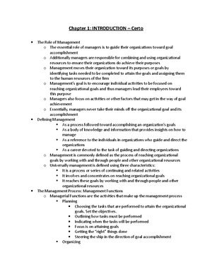 MGMT 339 Midterm 1 SG - Summary - MGMT 339 Midterm Exam 1. Know ...