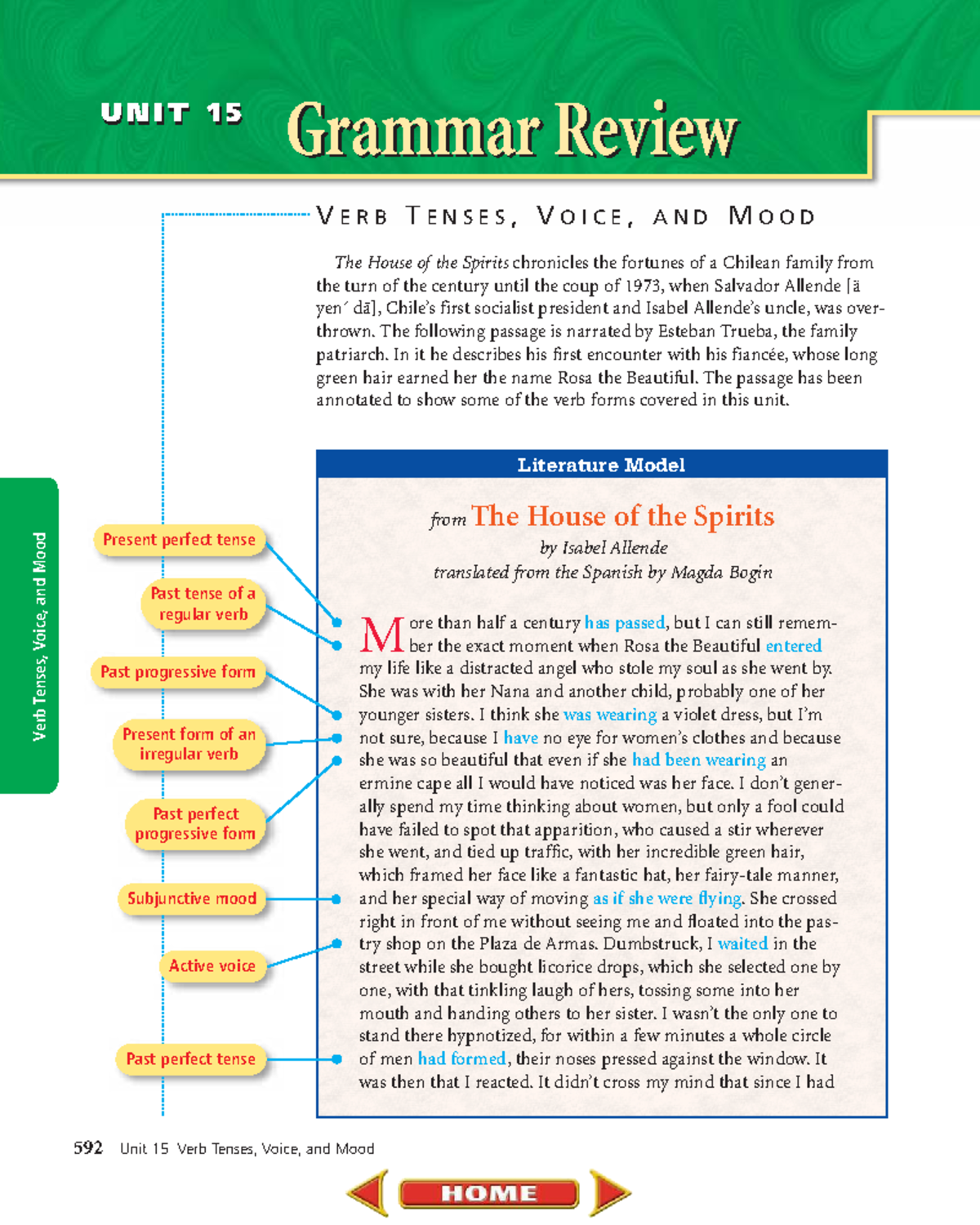 Unit-15-grammar-review compress - 592 Unit 15 Verb Tenses, Voice, and ...