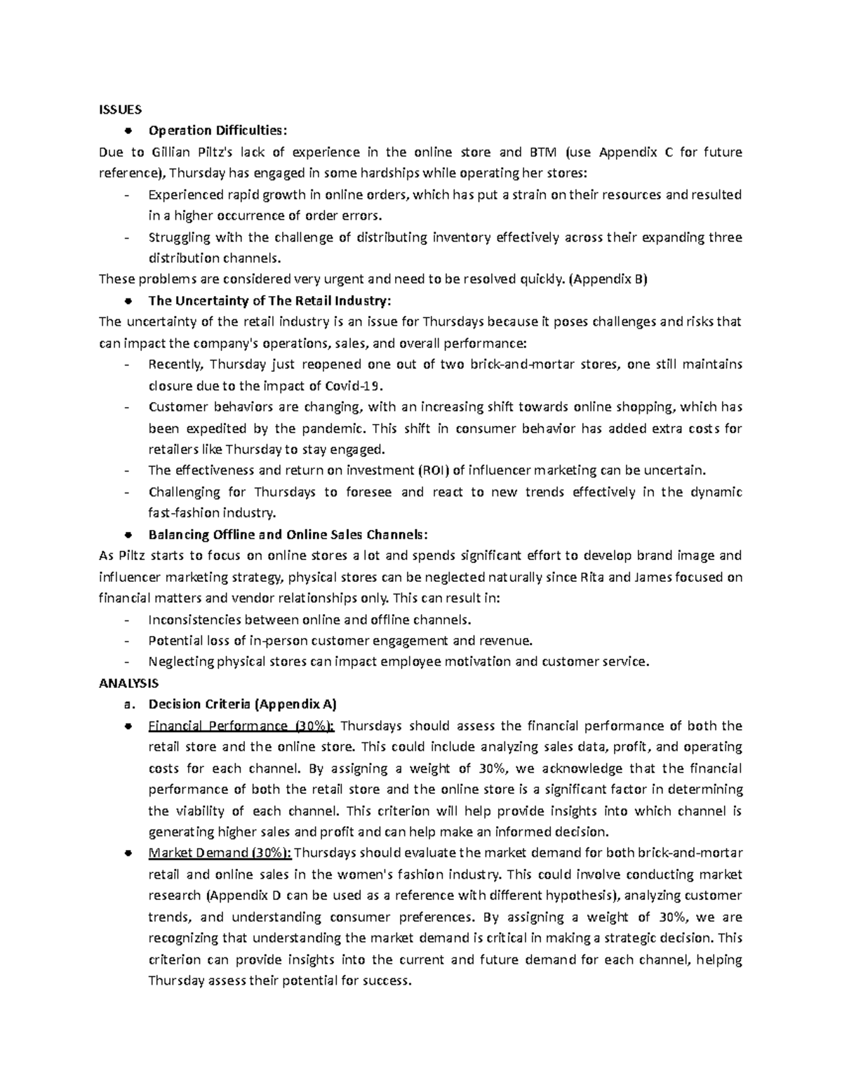 Sec206 CM3 Shop Thursdays - ISSUES Operation Difficulties: Due to ...