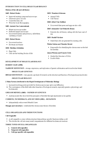Biotech-Q2-M1 - Reviewer - Biotechnology Quarter 2 – Module 1 ...