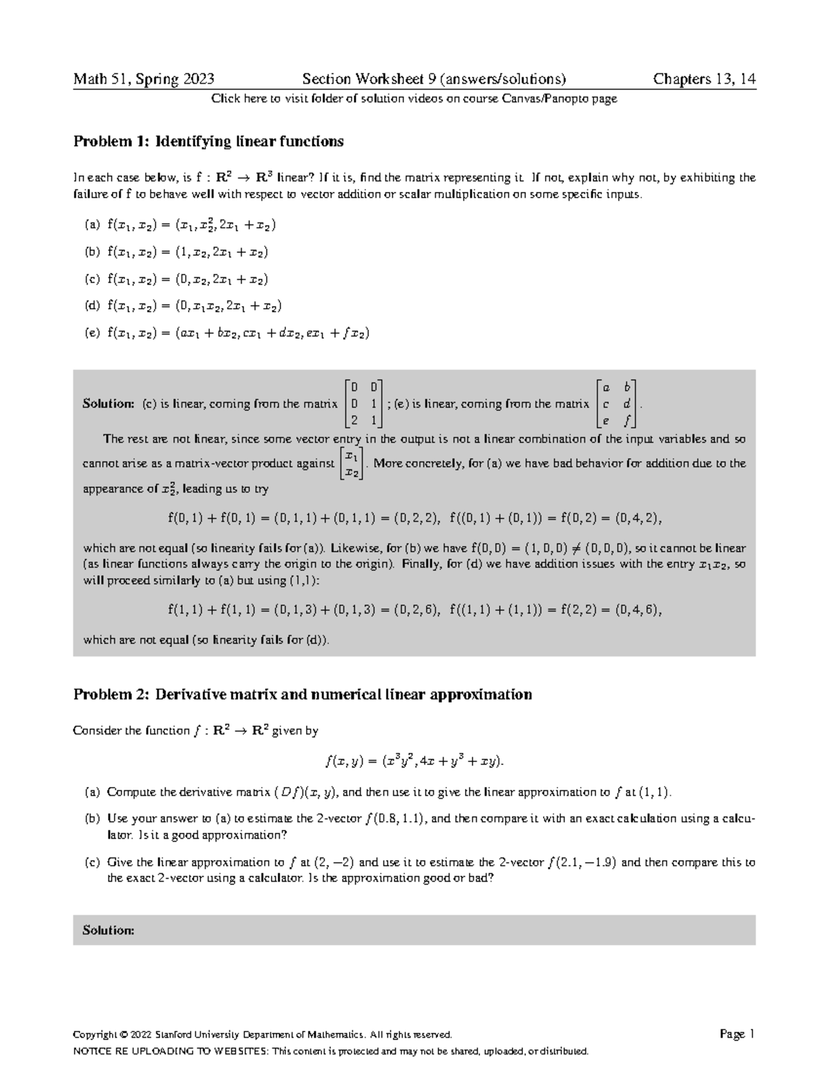 WS09-week05day2-sol - Week 5 Discussion Worksheet 2 Solutions - Math 51 ...