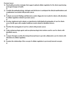 BPH SLO - notes - BPH Plan care that integrates patient centered care ...