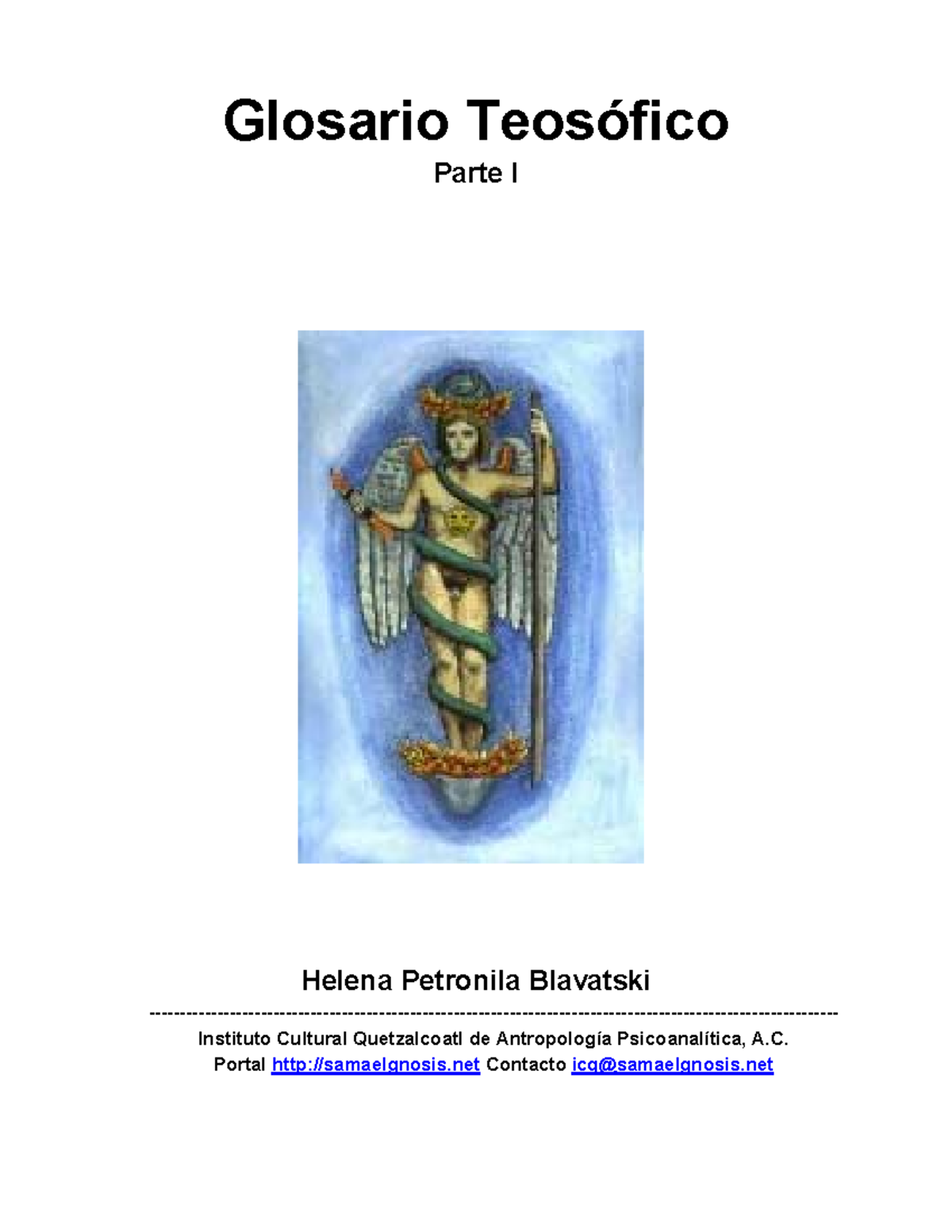 Glosario teosofico 1 - Teosofia - Glosario TeosÛfico Parte I Helena ...