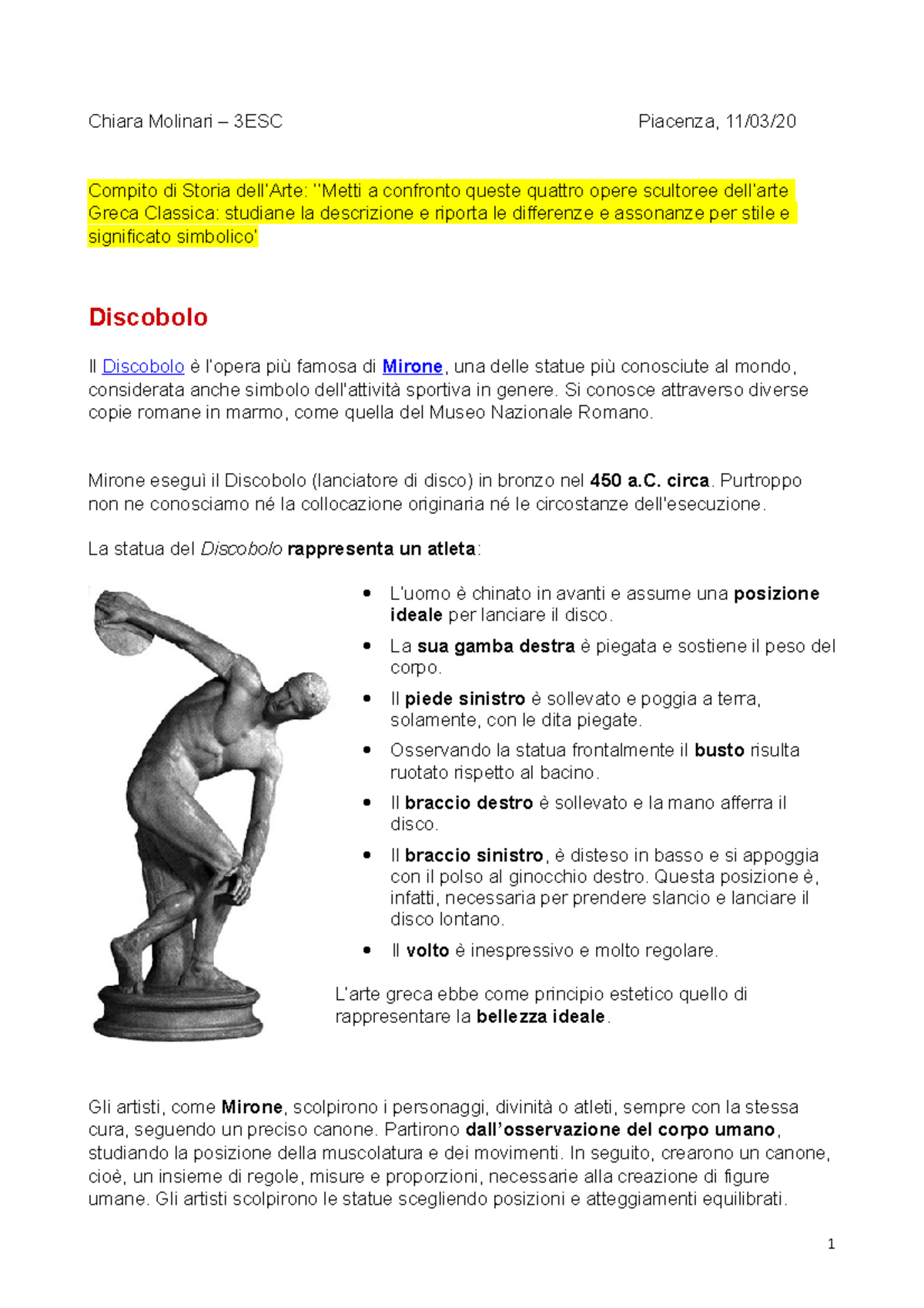 Compit Chiara Molinari 3ESC - Chiara Molinari – 3ESC Piacenza, 11/03 ...
