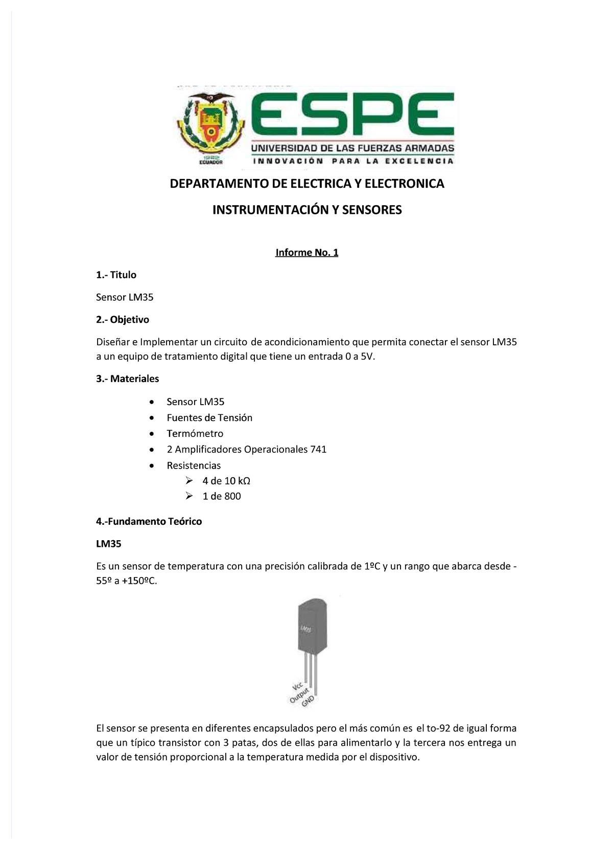 sensores de temperatura - DEPARTAMENTO DE ELECTRICA Y ...