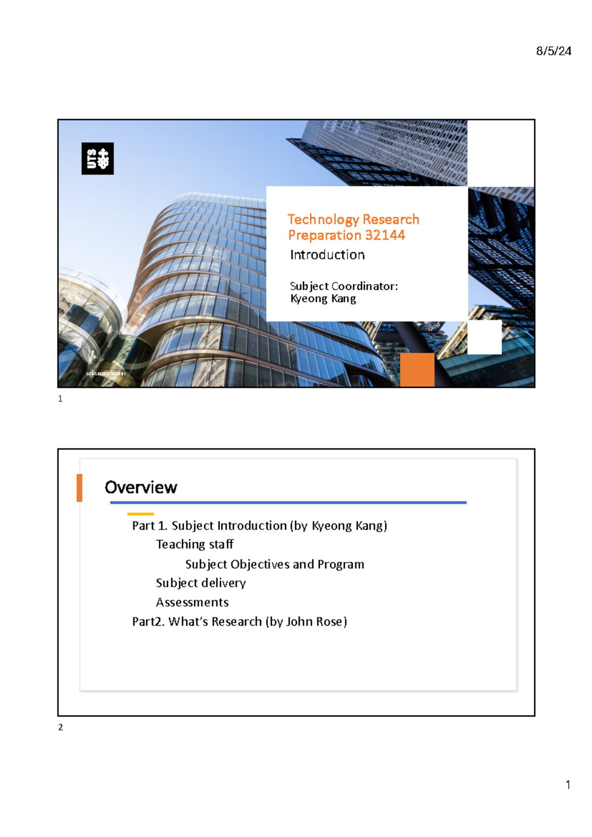 Lec1 K - Available in the website and canvas, This the first lecture ...