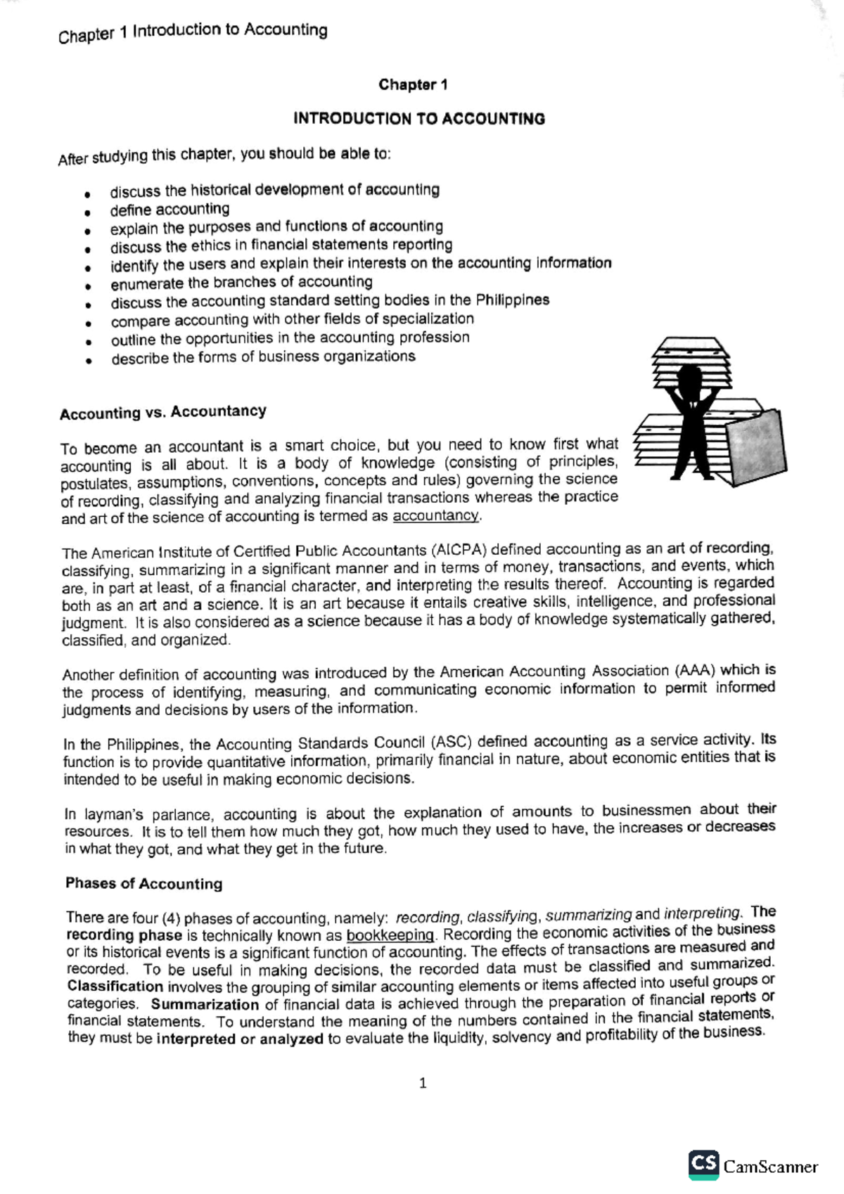 BFA-Chapter-1 - Basic FinAcc - Accountancy - Studocu