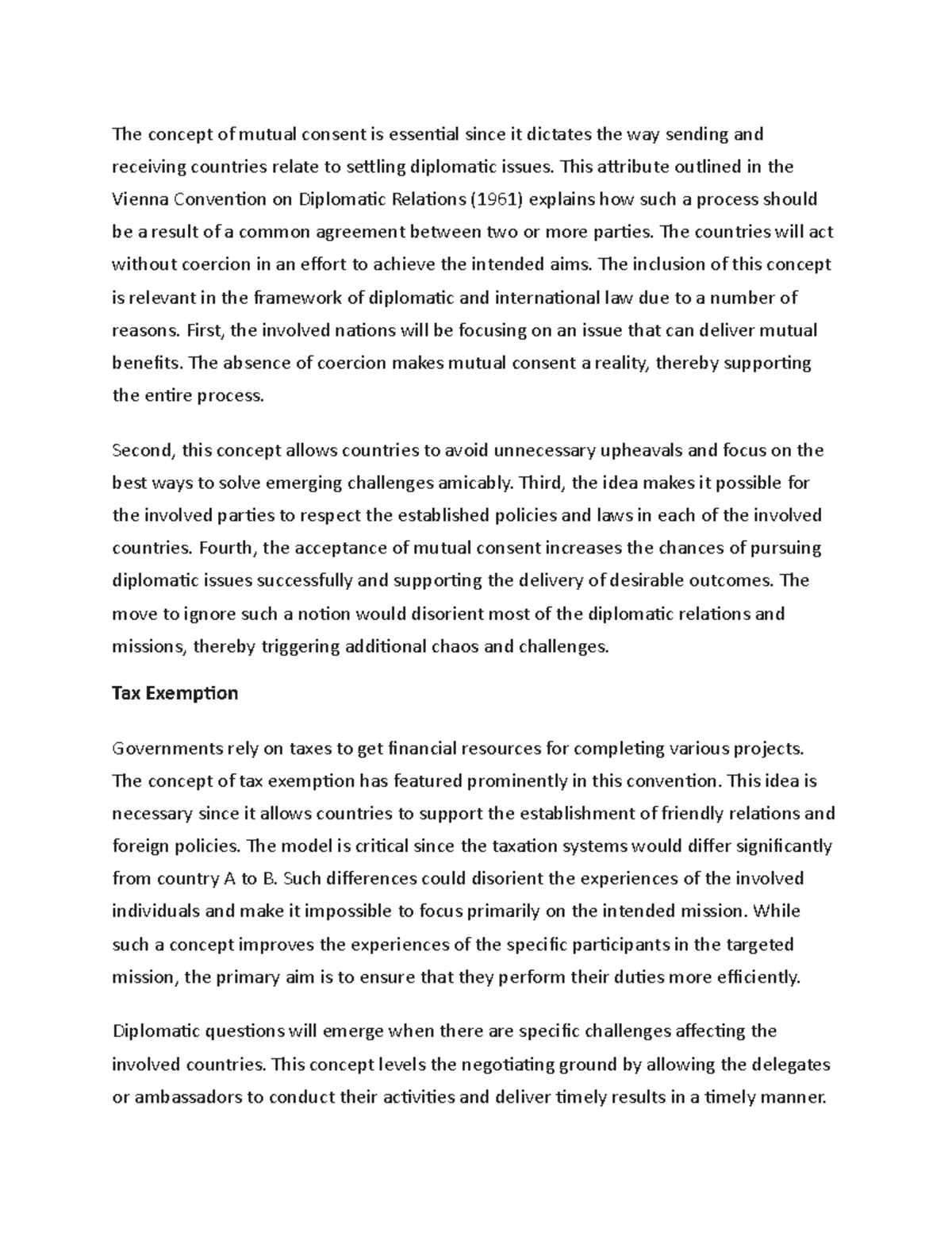 The concept of mutual consent essay - This attribute outlined in the ...