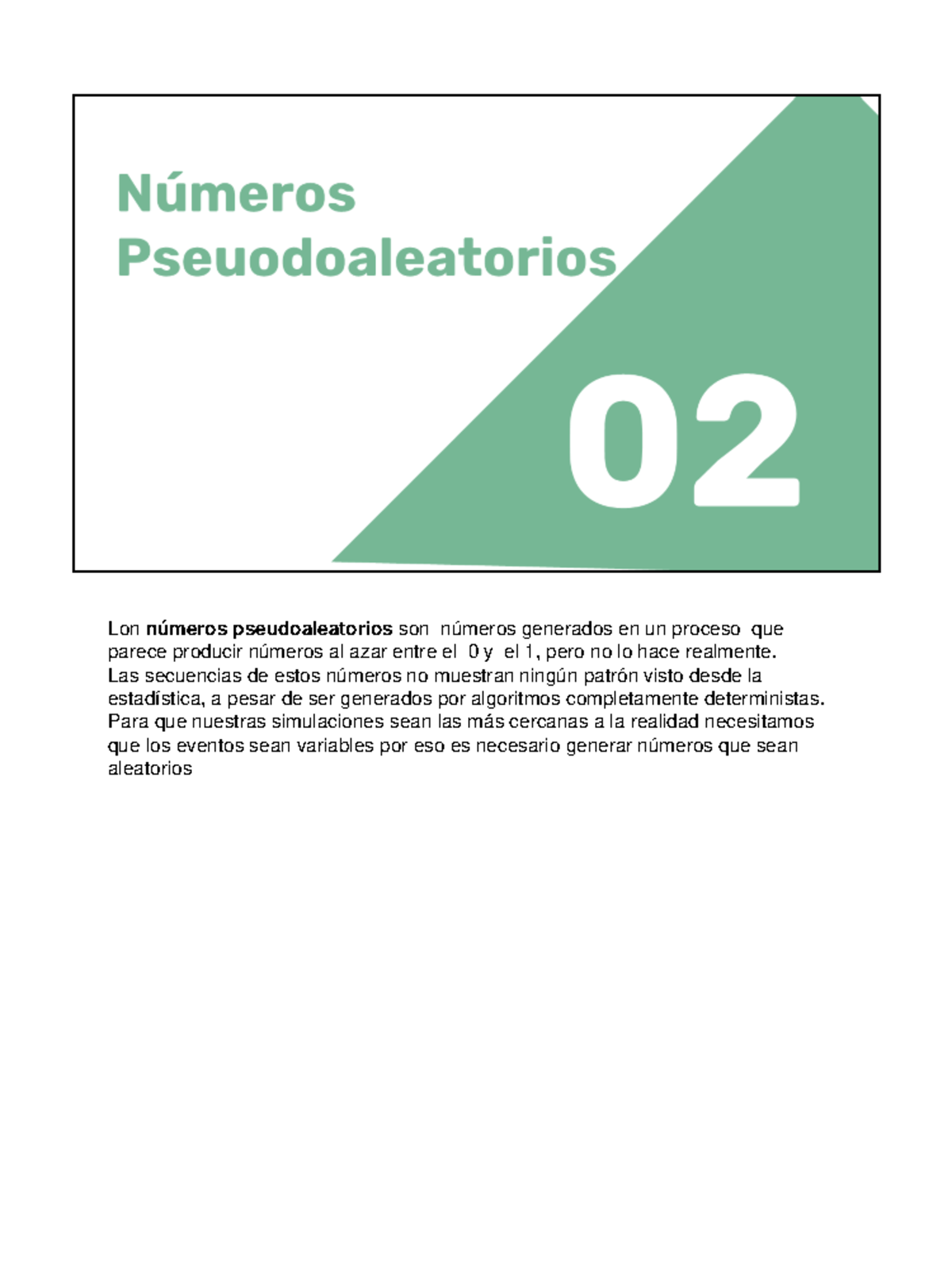 Generacion Numeros Pseudoaleatorios Parte 1 - Lon números ...