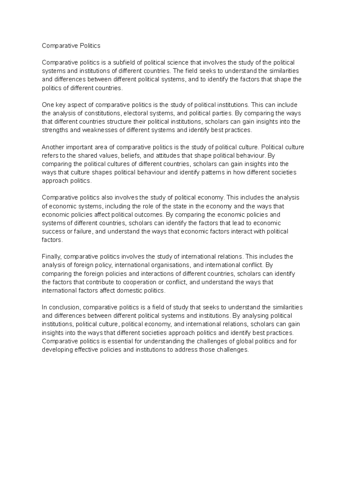 Comparative Politics Comparative Politics Comparative Politics Is A comparative-politics-comparative-politics-comparative-politics-is-a