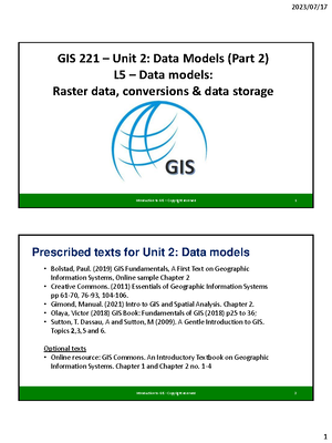 GIS220 Practical 1 - Sampling and Introduction to ArchPro GIS ...