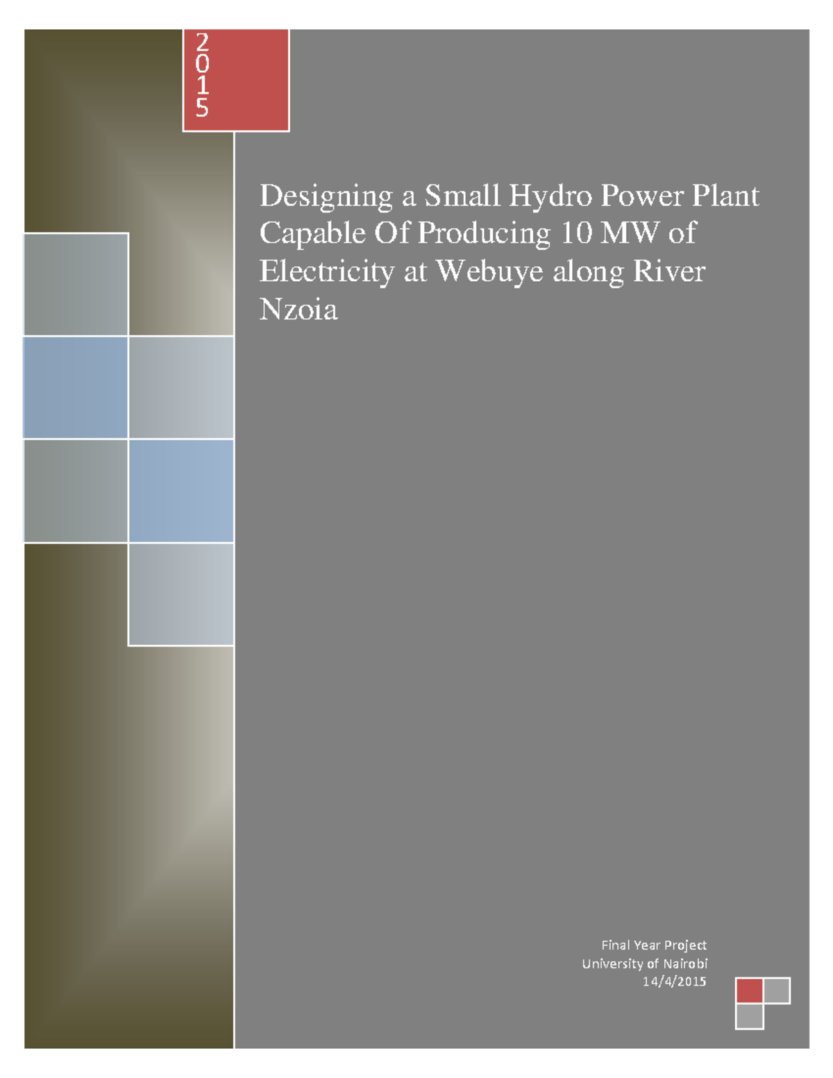 Design%20of%20a%20small%20Hydro-power%20plant - Designing a Small Hydro ...