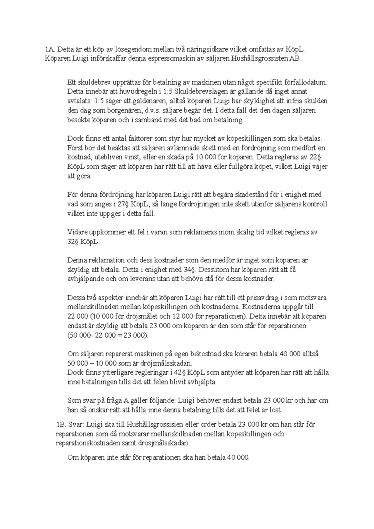Skuldebrev Beskattningsrätt - HA22FF - SU - Studocu