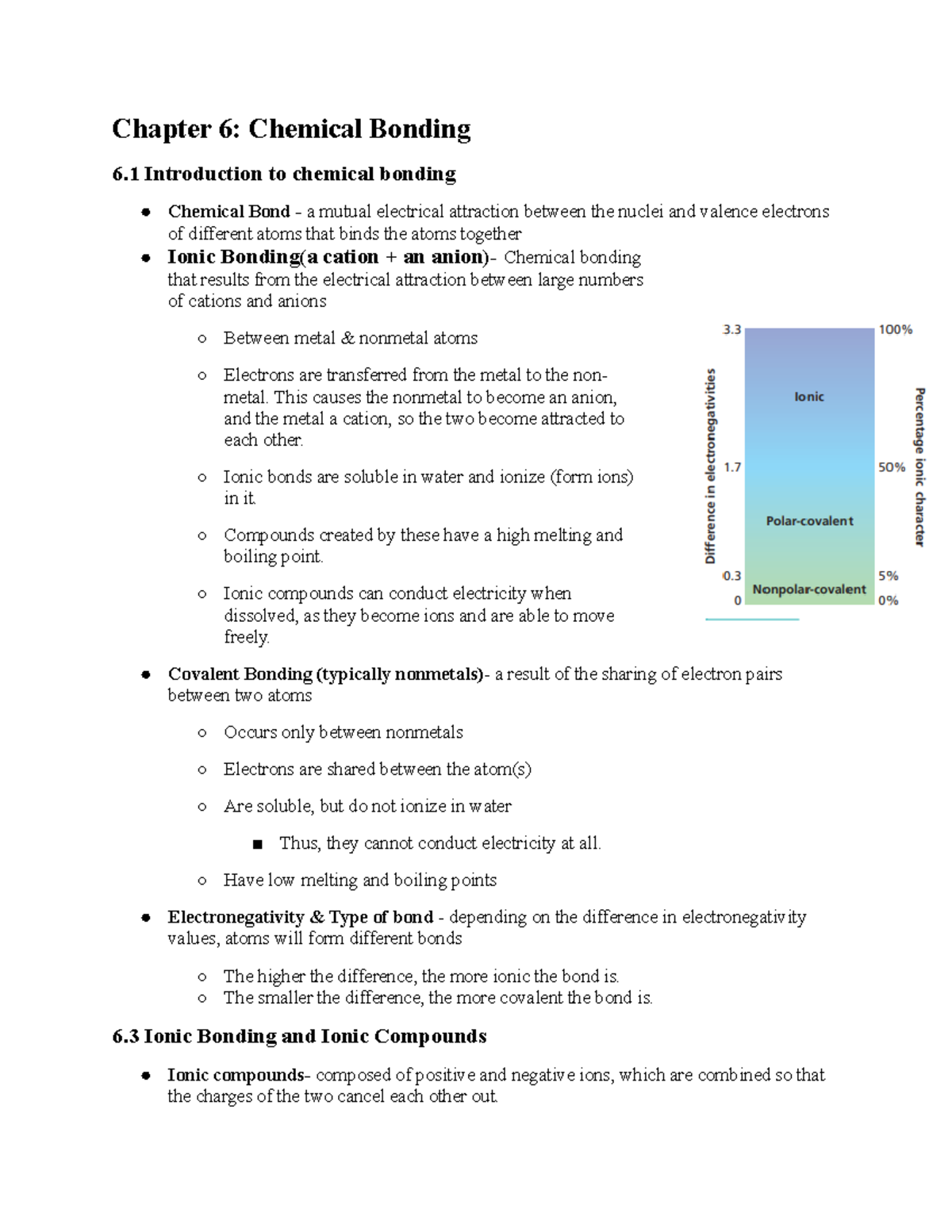 Chemistry Chemical Bonding and Compounds - Chapter 6: Chemical Bonding ...