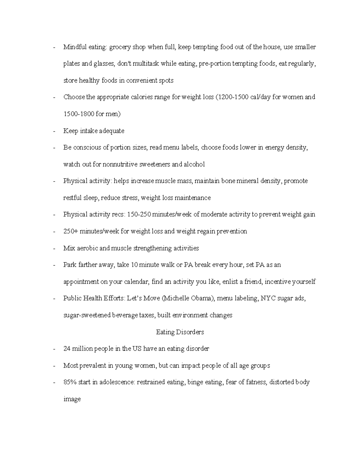 Eating Disorders, Fad Diets, and Resisting Both - Mindful eating ...