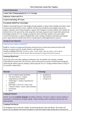 D244 task 2 lesson plan - Natalie Maneval D244 Task 2 Lesson Plan ...
