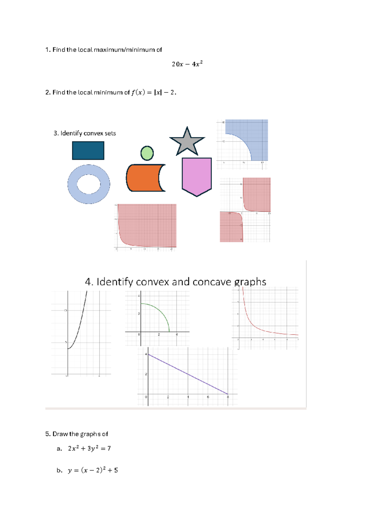 Math Revision Problem set - Intermediate Microeconomics - Find the ...