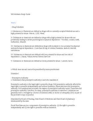 NR565 Weekly Summaries - Week 1 Summary Greetings, During Week 1 we ...