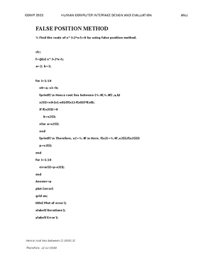 Worksheet for week 4 - Worksheet for Week 4 Human-Computer Interaction ...