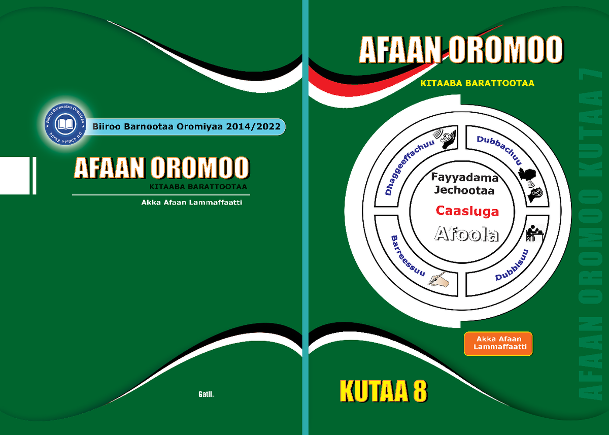 Afaan Oromoo Kutaa 8 - Afaan Oromoo Kitaaba Barattootaa Kutaa 8 ...