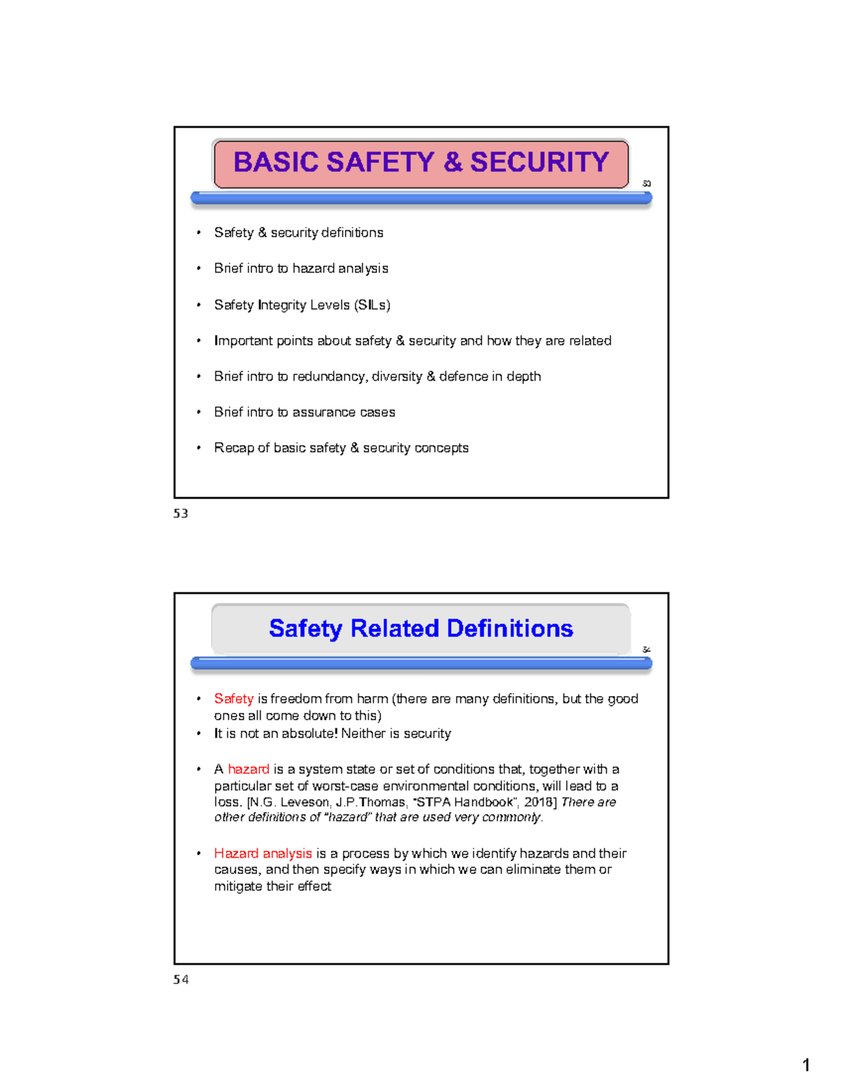 3 - SE3K04-Basic Safety - BASIC SAFETY & SECURITY • Safety & security ...
