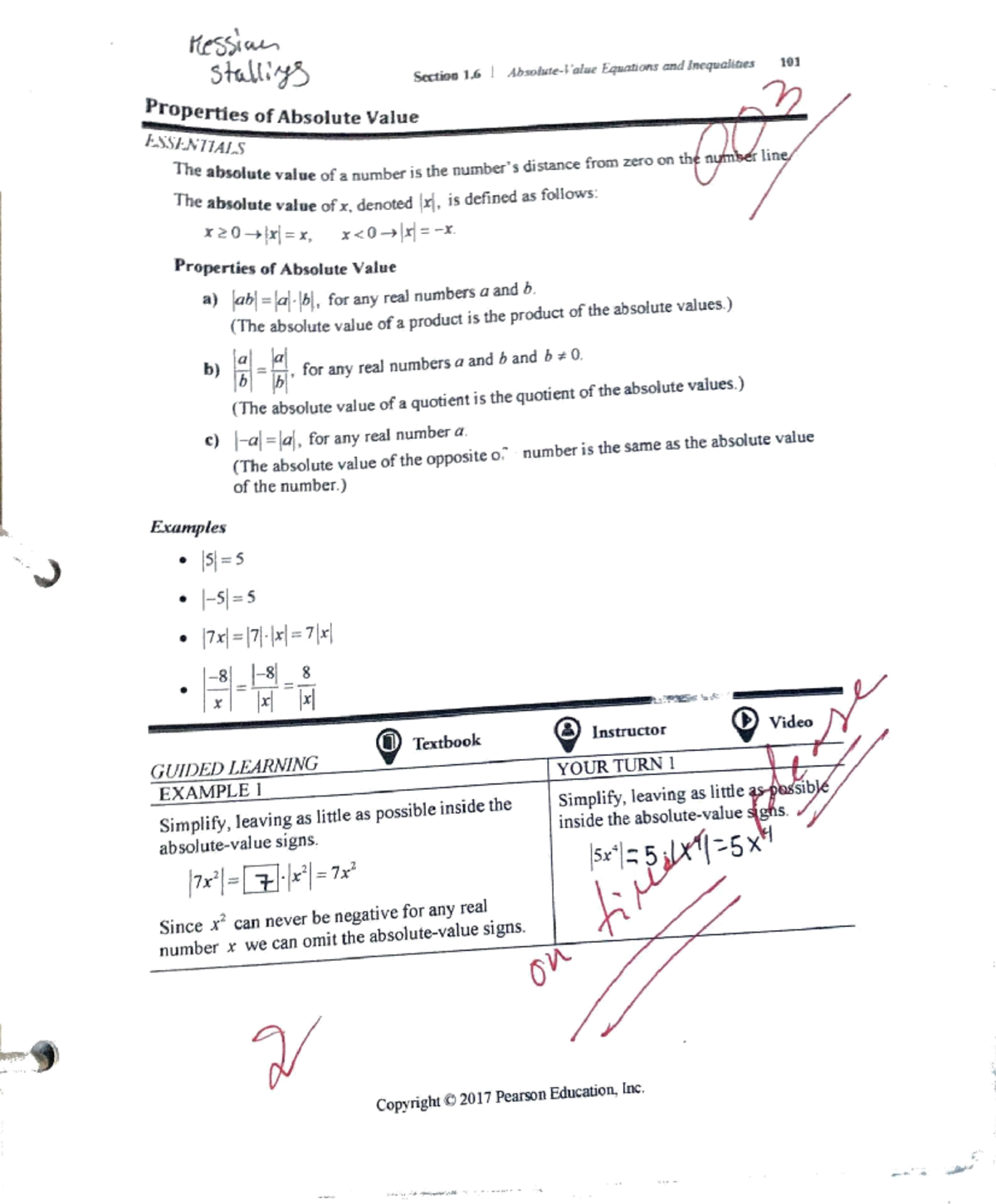 Section 1.6 - my homework - MATH 0702 - Studocu