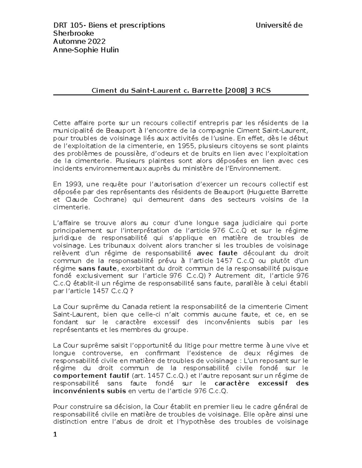 Ciment du Saint Laurent - Sherbrooke Automne 2022 Anne-Sophie Hulin ...