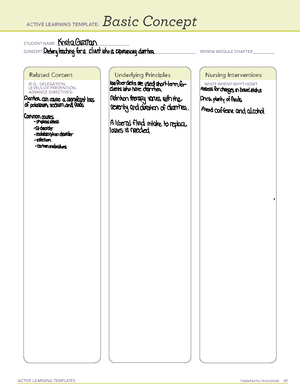 4:9 - ati - ACTIVE LEARNING TEMPLATES THERAPEUTIC PROCEDURE A Basic ...
