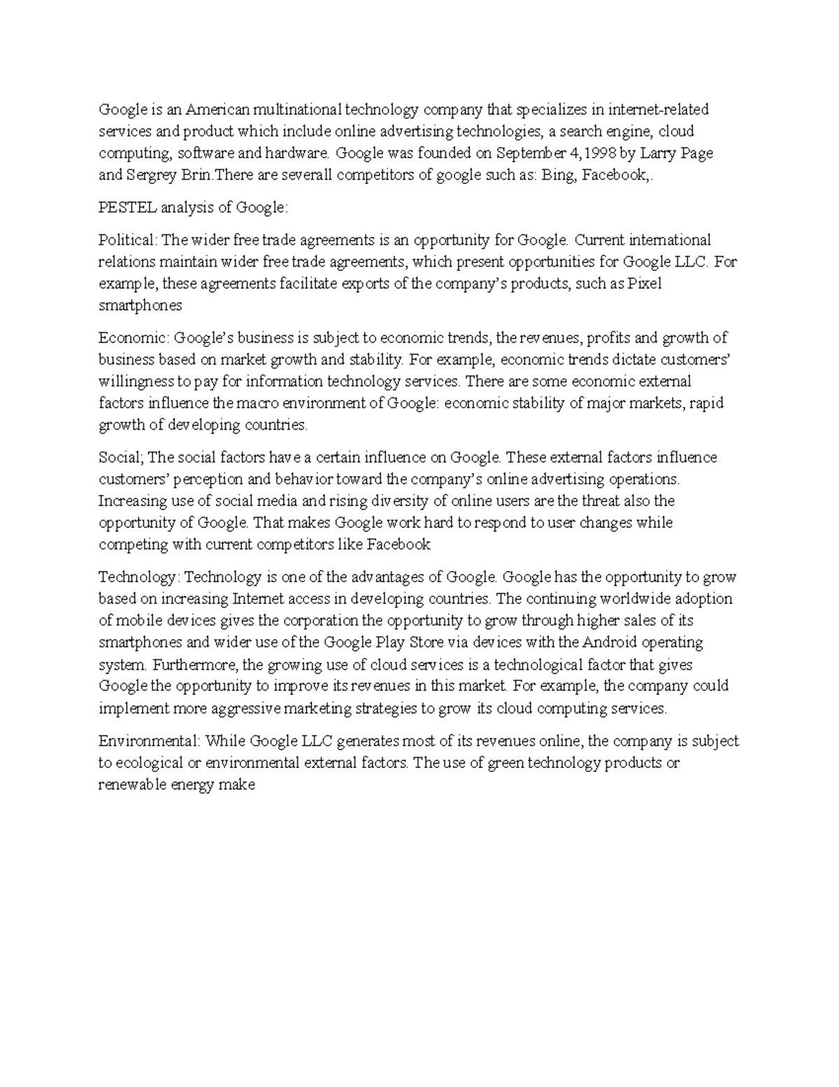 Google - Practice - Google is an American multinational technology ...