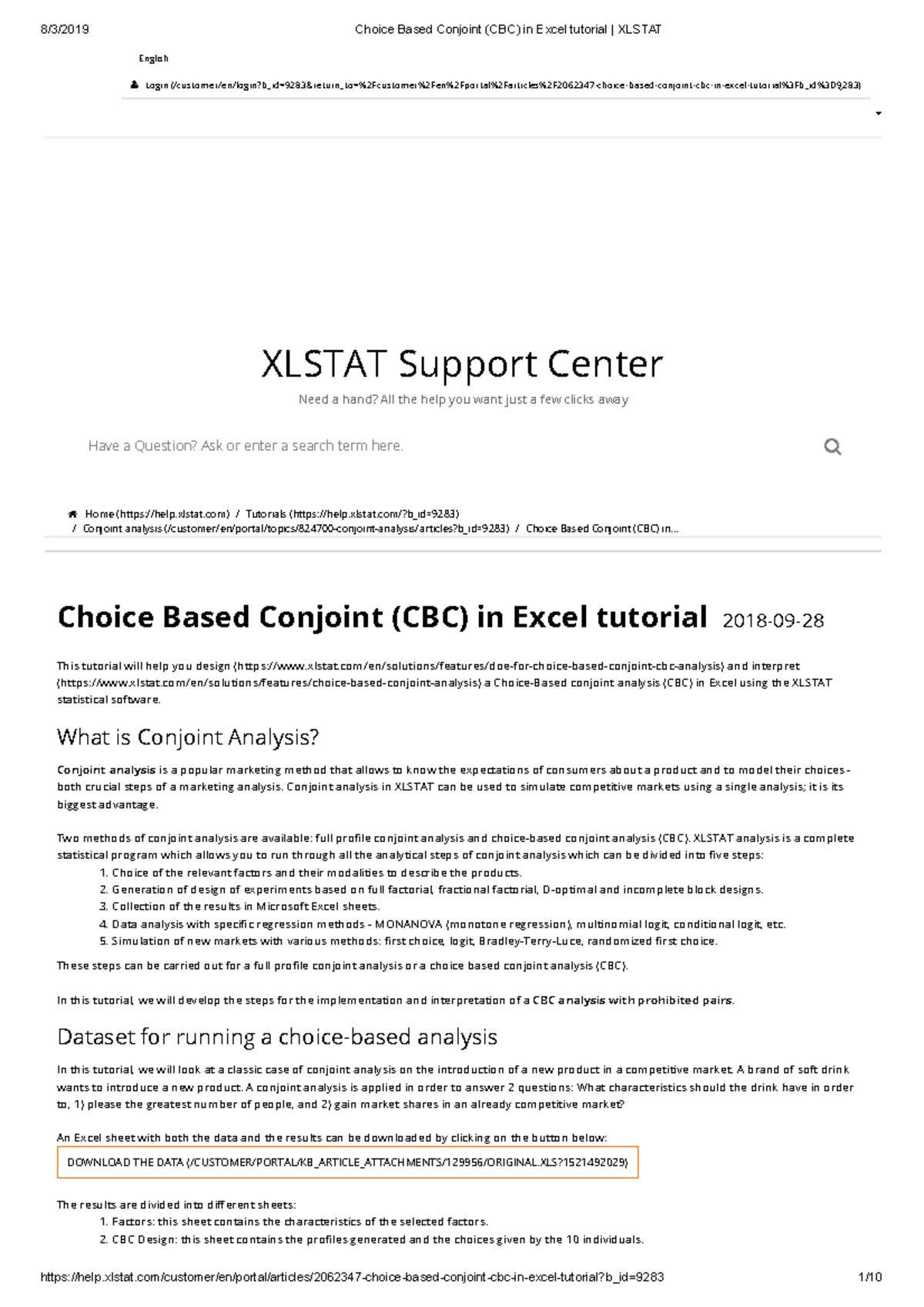 CBC - Conjoint Analysis - Conjoint Analysis - Choice Based Conjoint (CBC) in Excel tutorial ...