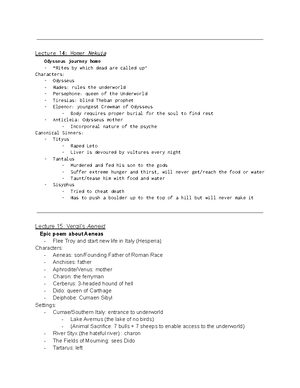 Beowulf notes for classic myth - Achilles not the good guy of most ...