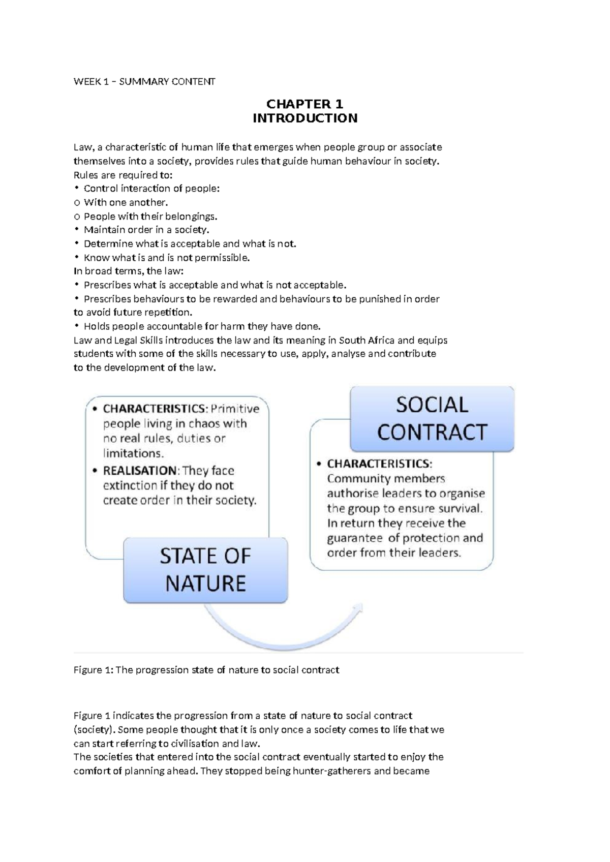 WEEK 1 Content Summarydocx - WEEK 1 – SUMMARY CONTENT CHAPTER 1 ...