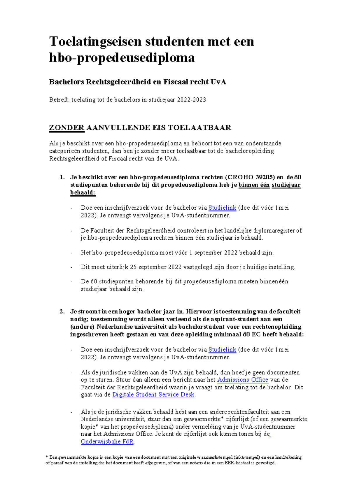 Regeling toelating hbo p bachelor rechtsgeleerdheid nl 2022 2023 ...