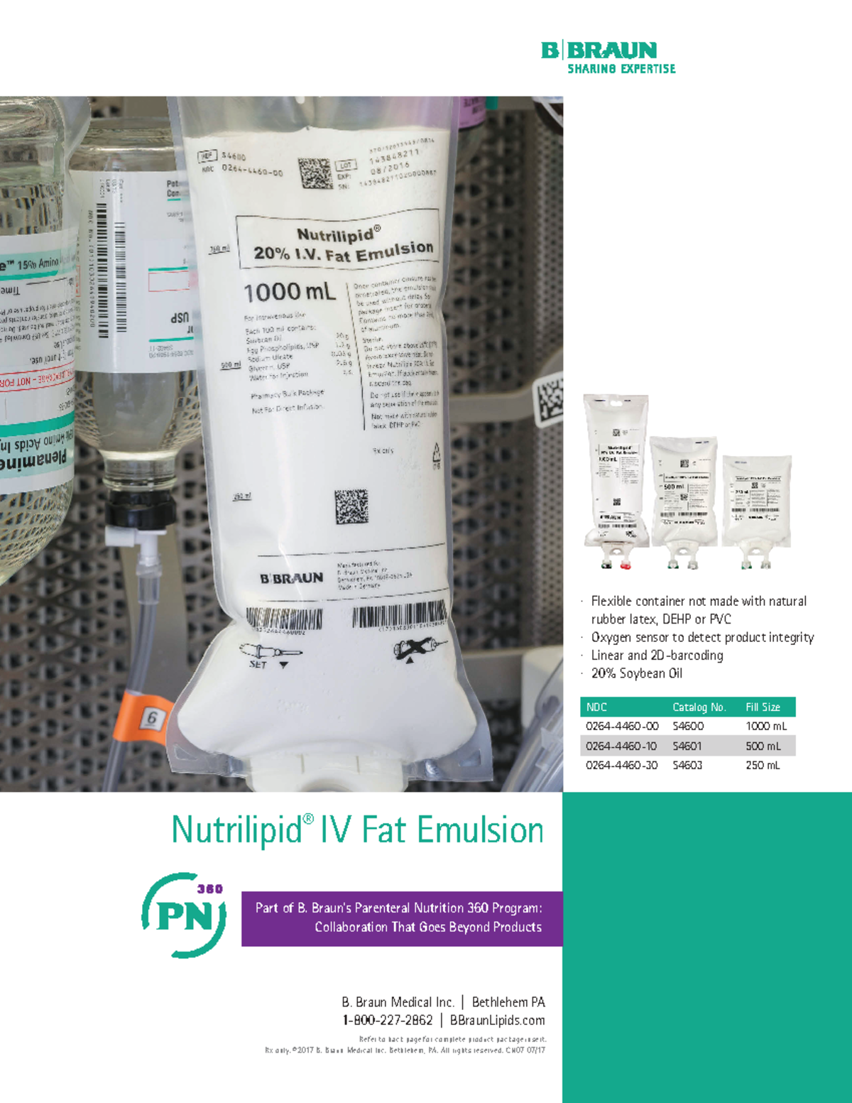 Nutrilipid-20-ivfatemulsionsellsheet - B. Braun Medical Inc ...