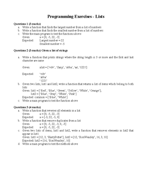 Python Cheat Sheet - The Basics Coursera - - Studocu
