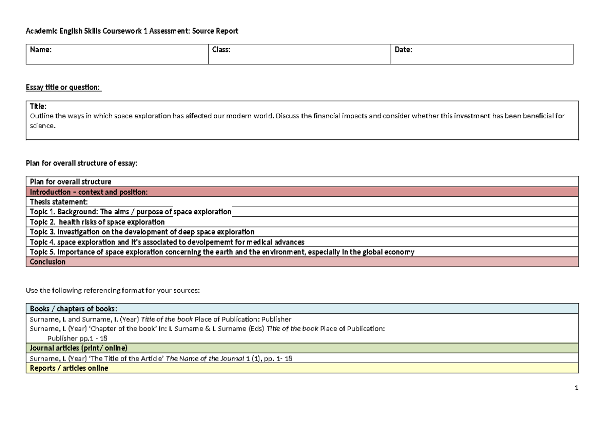 Coursework 1 Submission Template UG 2023-24 - Academic English Skills ...