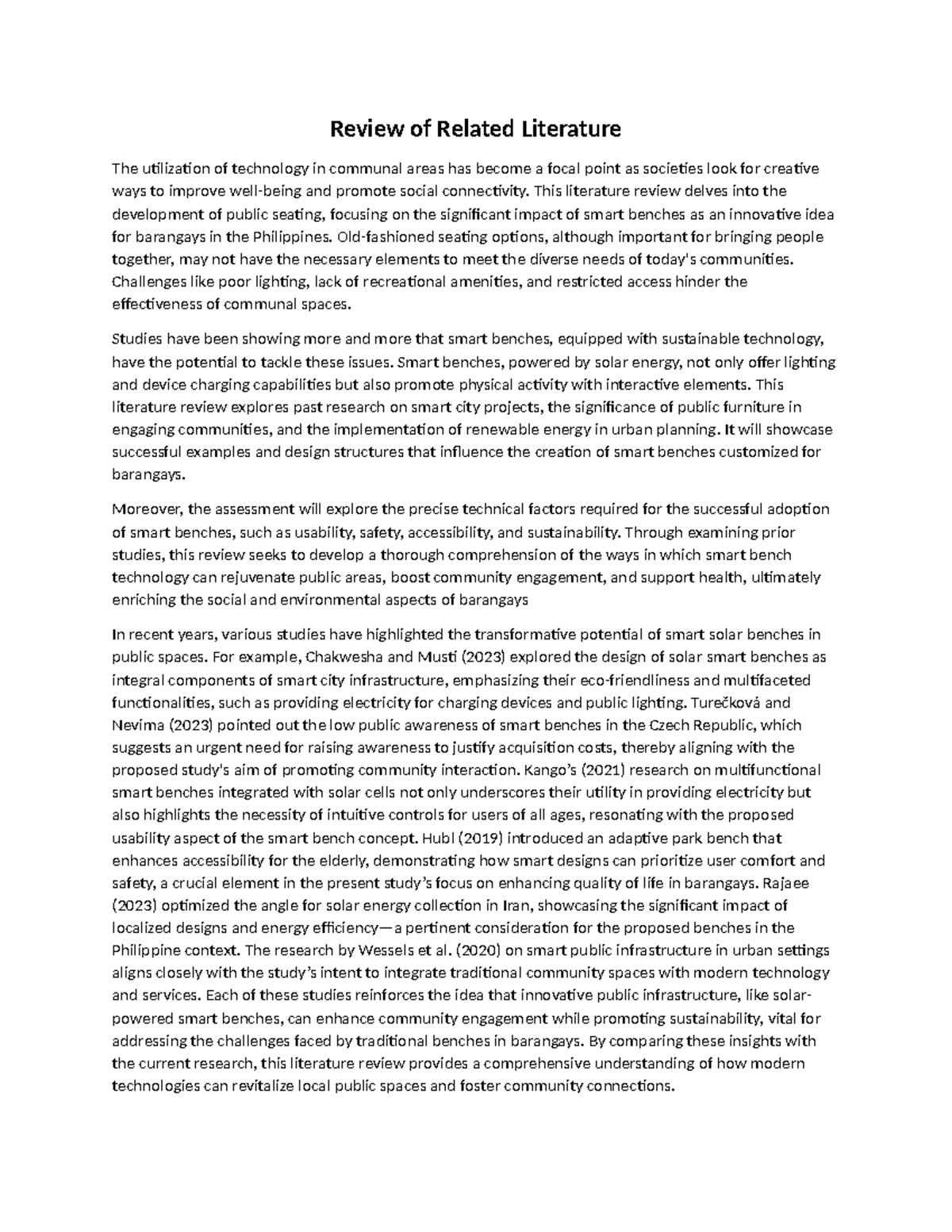 Synthesis - dasdsa - Review of Related Literature The utilization of ...