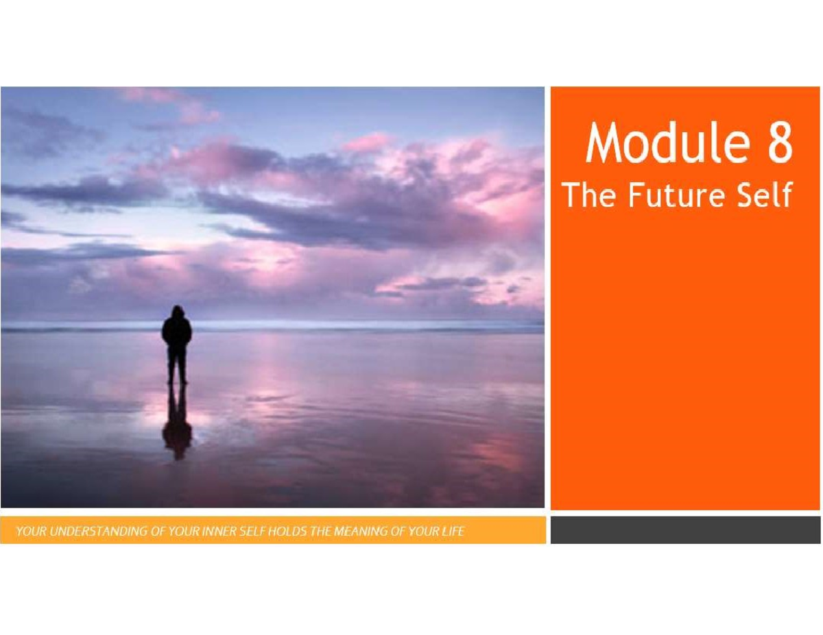 1-ppt - The Future Self © 2018 Course Details Modules Assessments ...