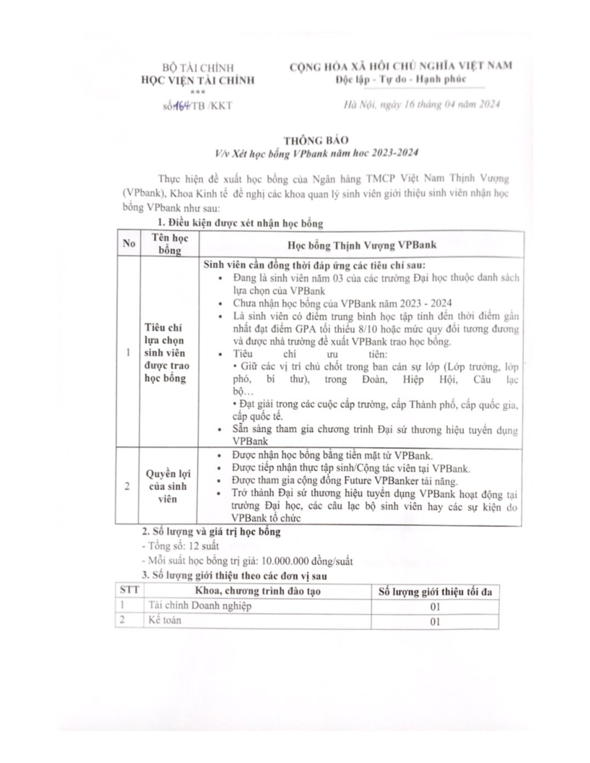 THO NG BA O XE T HB - good documentation - BO TAI CHINH CONG HOA XA HOI ...