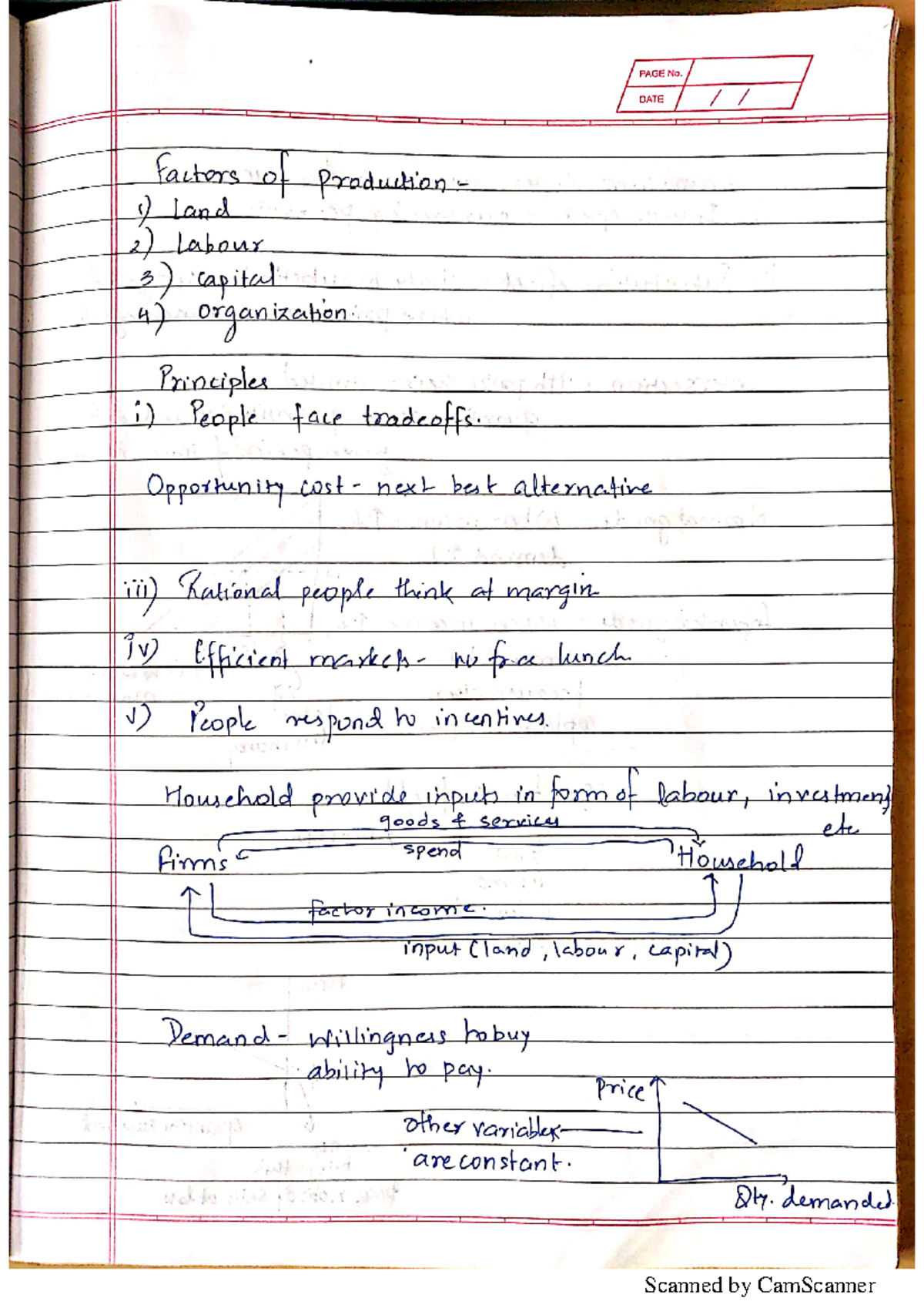 POE notes for poe - Principles of Economics - Studocu