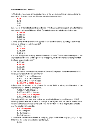 Structural Analysis Practice Problems for Chapter 1 - 1–1. The floor of ...