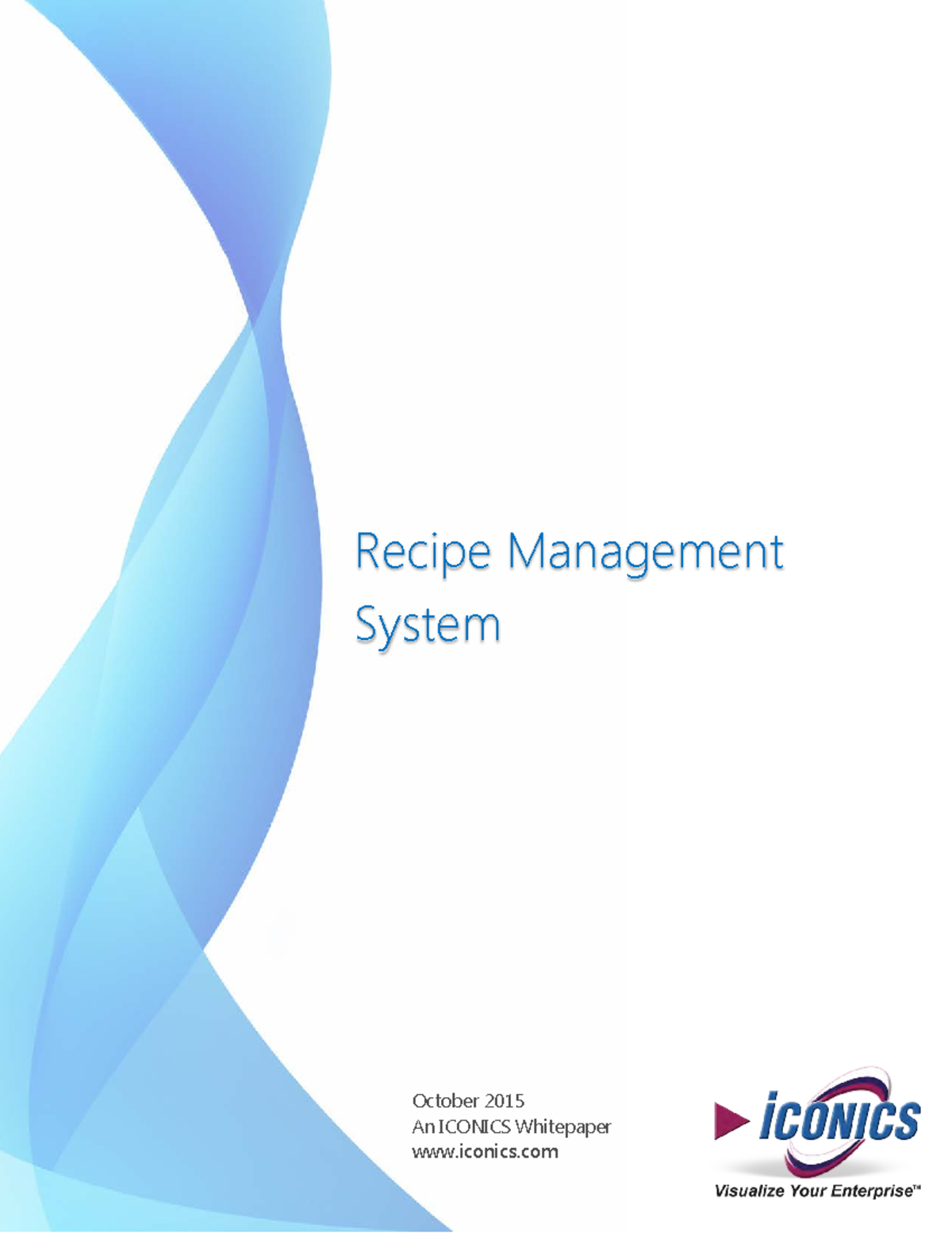 Recipe-Management-System - Recipe Management System October 2015 An ...