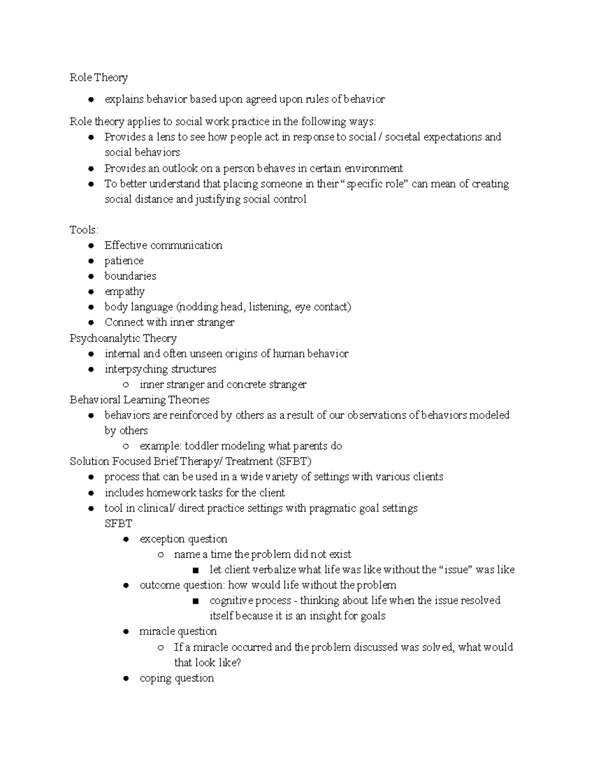 Sw 330 - This is the first half of a two-semester course covering the ...